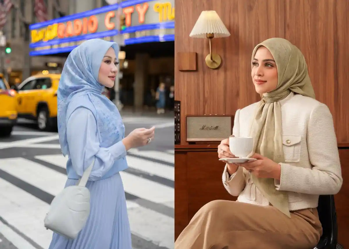 Inspirasi Style Hijab Sederhana Namun Elegan dan Menarik – Buttonscarves