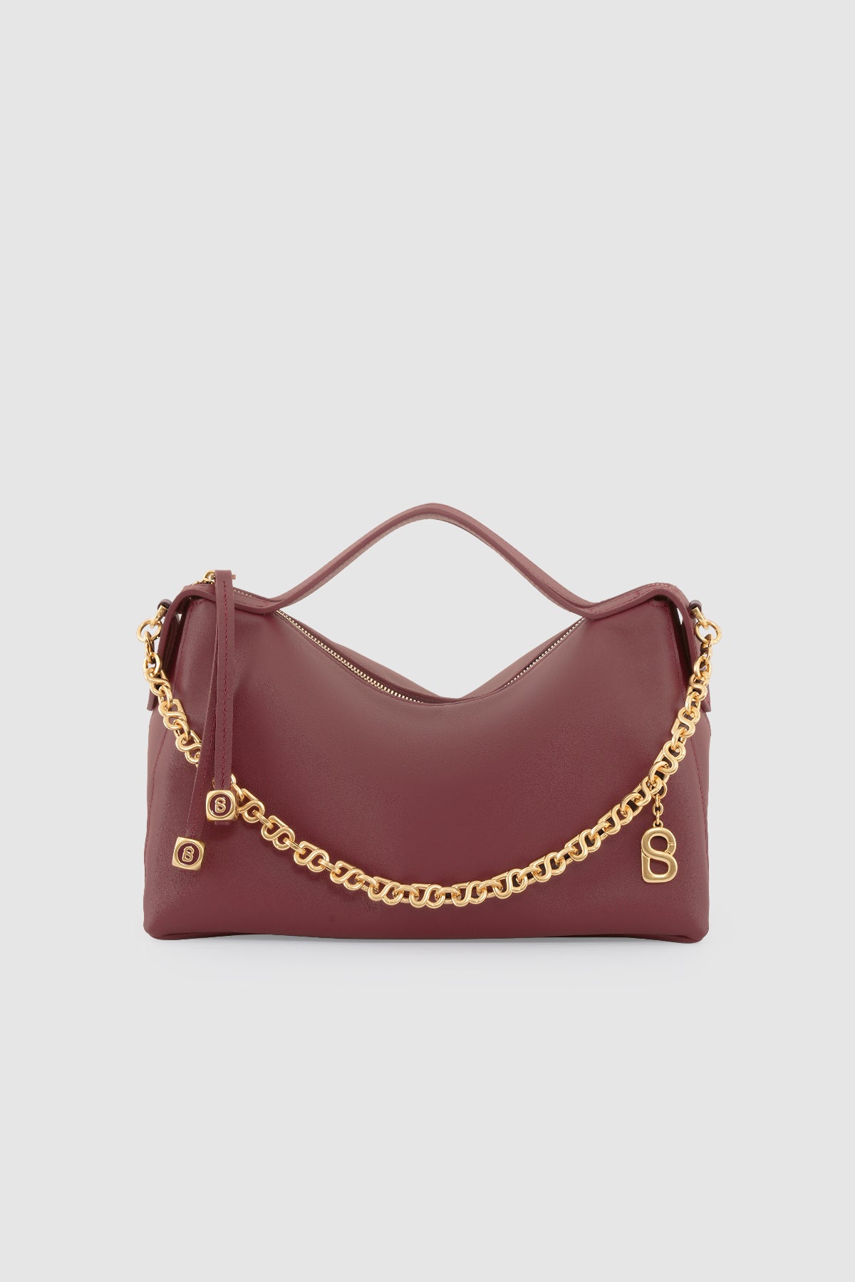 Isla Shoulder Bag - Maroon – Buttonscarves