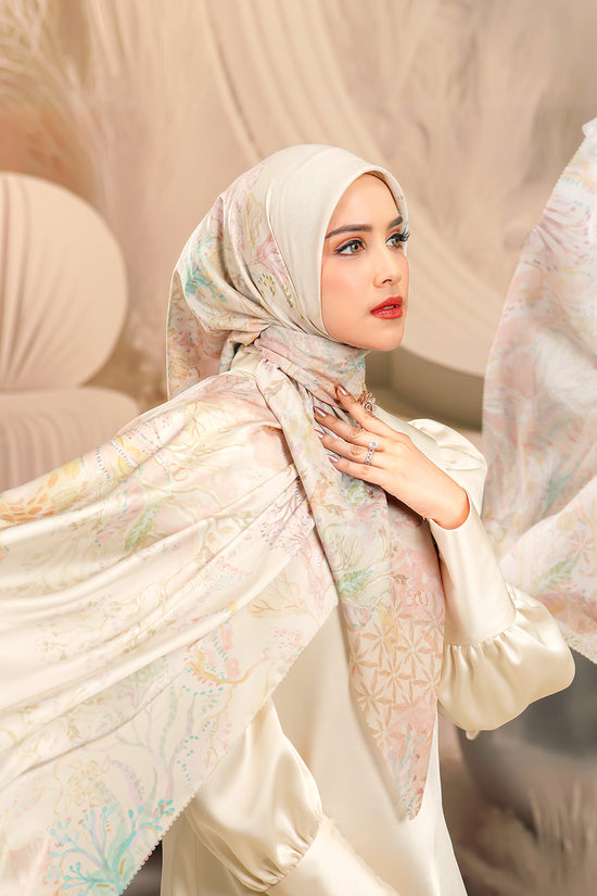 Misool Square - Sand – Buttonscarves