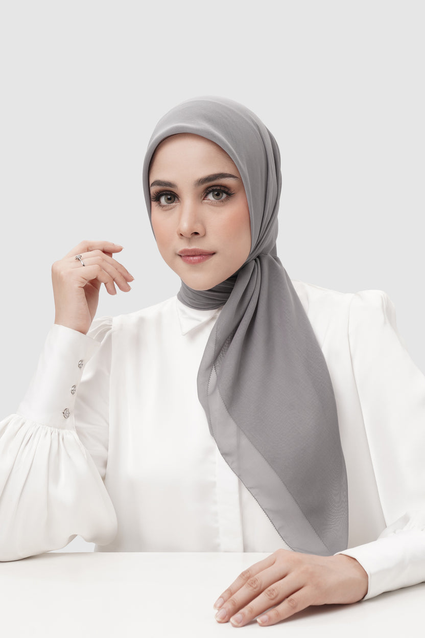 Everyday Scarf - Titanium – Buttonscarves