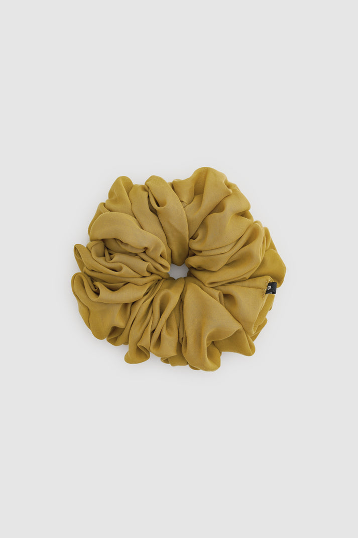 Everyday Twill Scrunchie - Mustard Gold – Buttonscarves