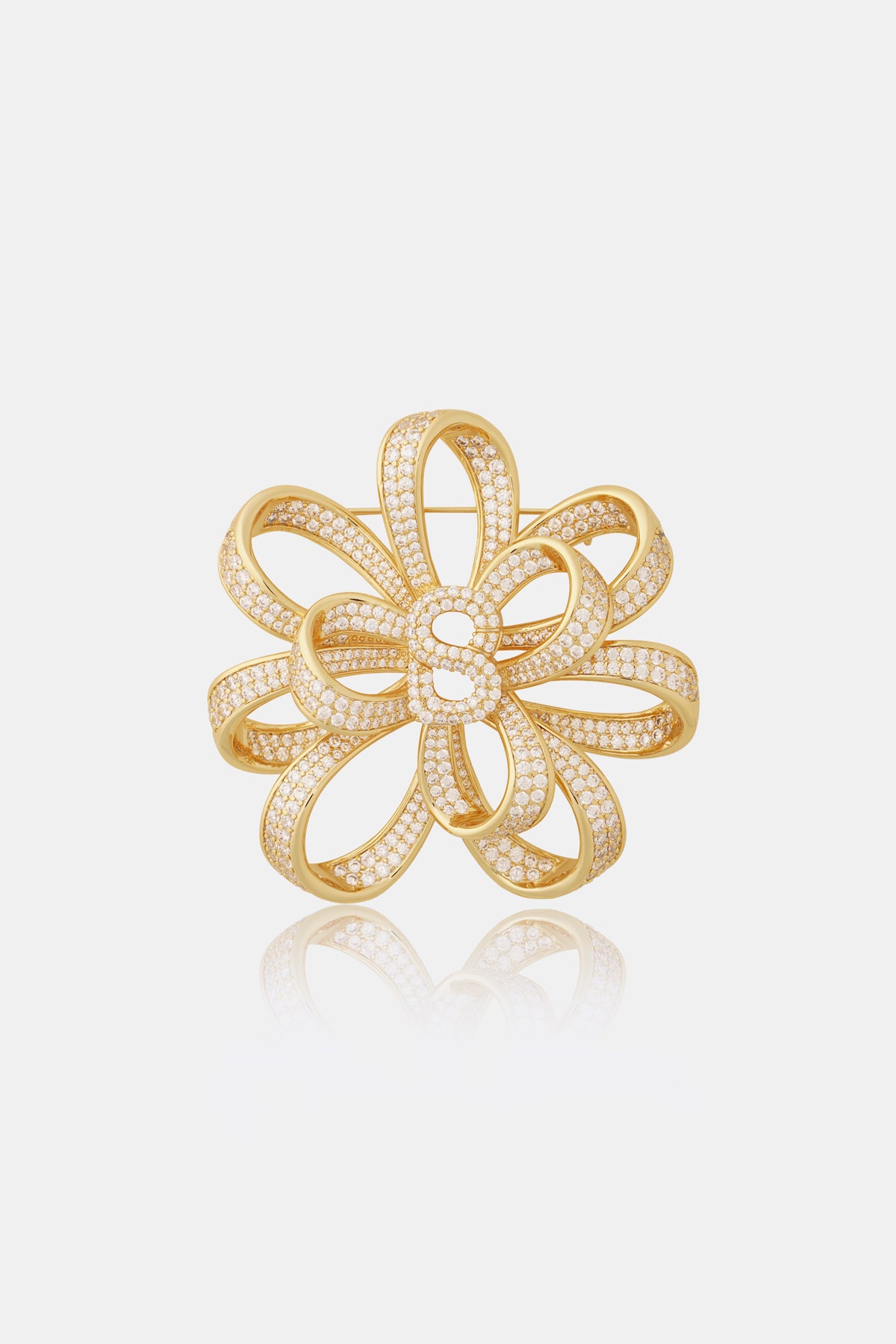 Florence Brooch - Gold – Buttonscarves