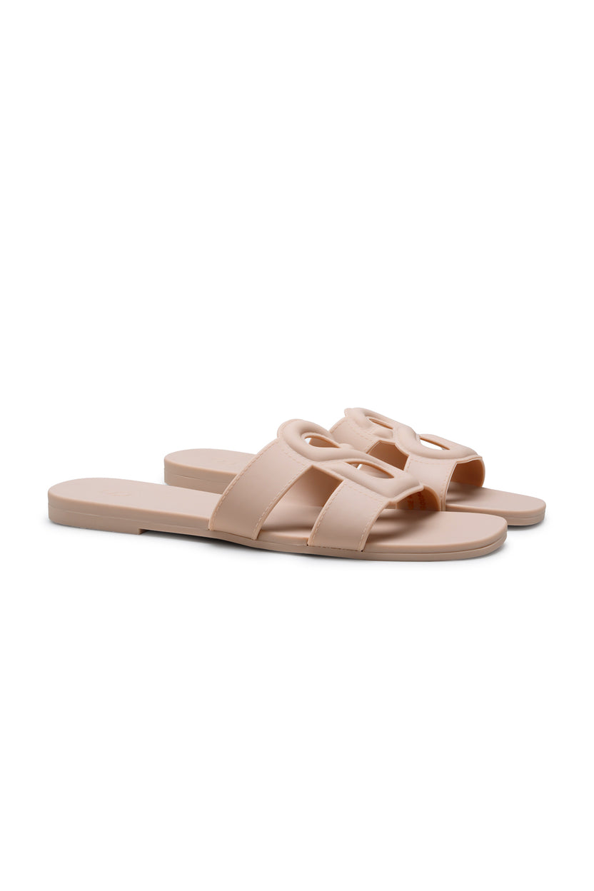 Kefi Slide Sandal - Nude Pink – Buttonscarves