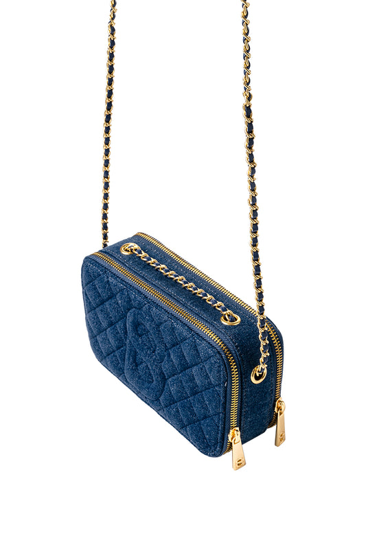 Woman's Denim Bags - Buttonscarves